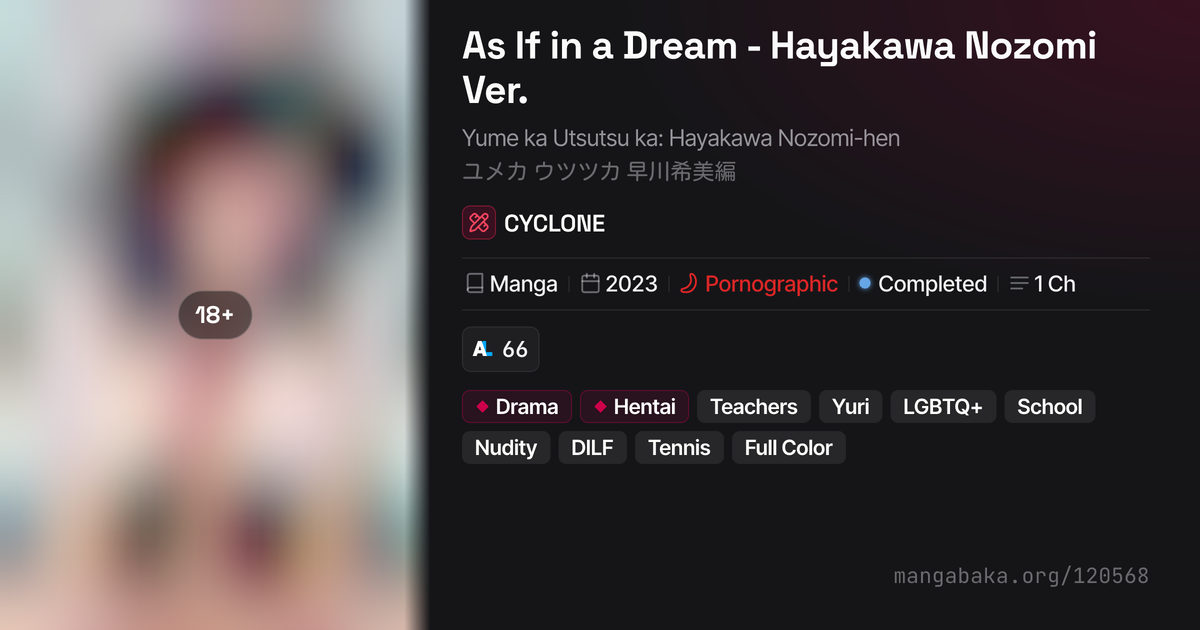 As If in a Dream - Hayakawa Nozomi Ver. (Yume ka Utsutsu ka: Hayakawa ...
